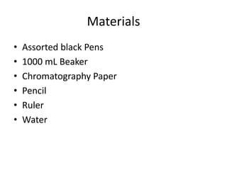 Lab4 chromatography | PPTX