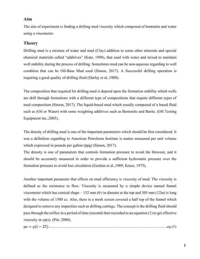 Drilling Lab - Marsh Funnel Viscometer | PDF | Chemistry | Science