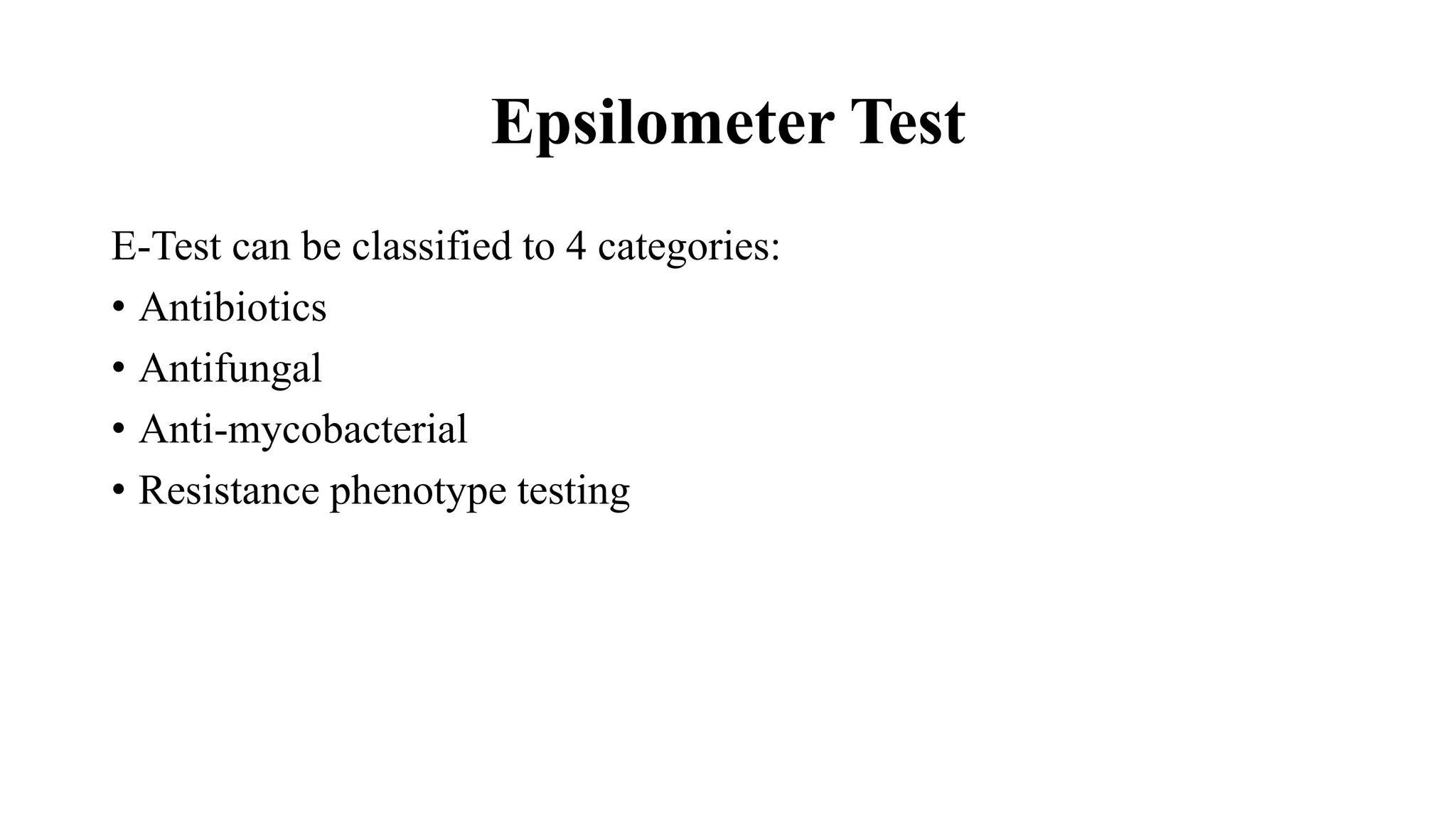Epsilometer Test | PPTX
