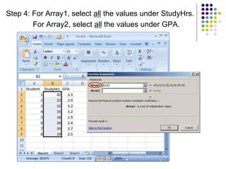 Lab 4 excel basics | PPT