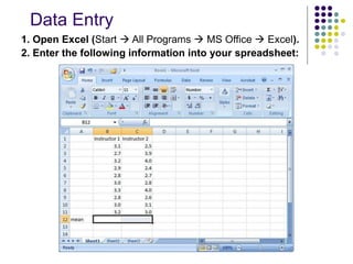 Lab 4 excel basics | PPT