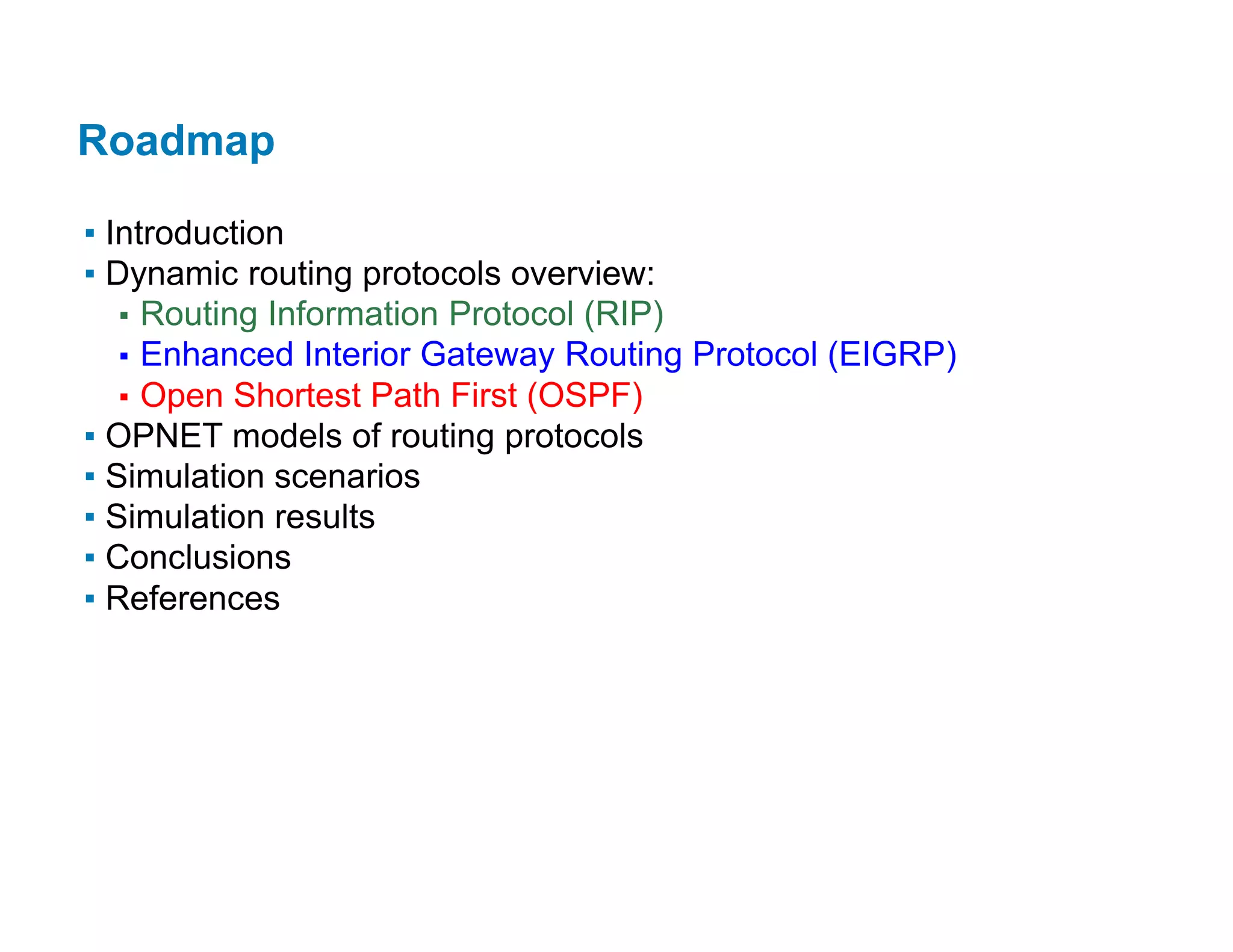 Performance Analysis Of Dynamic Routing Protocols Using Opnet Ppt 7355