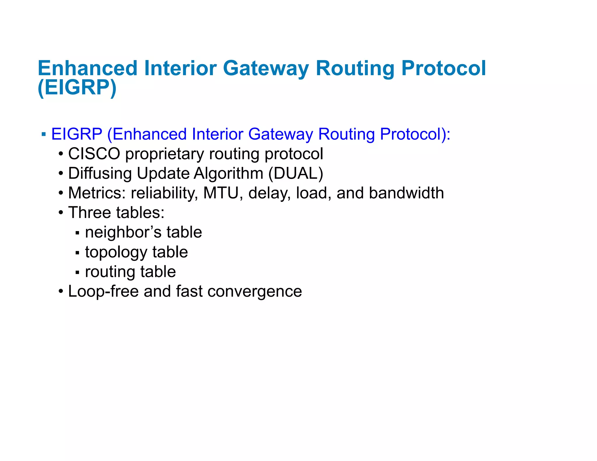 Performance Analysis Of Dynamic Routing Protocols Using Opnet Ppt
