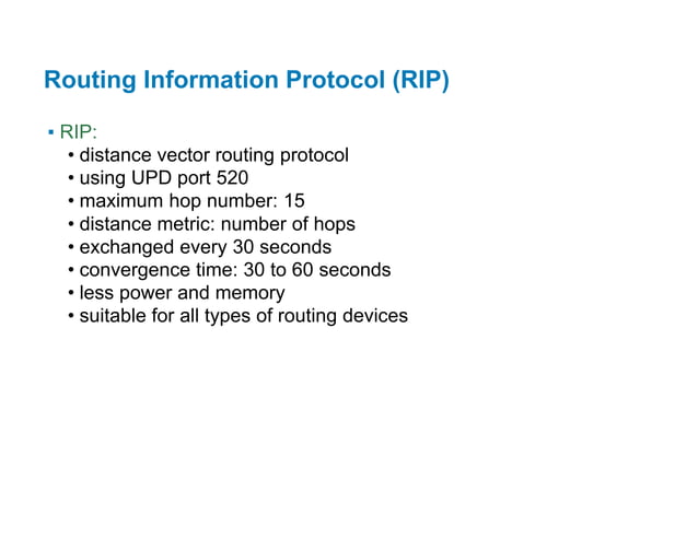 Performance Analysis Of Dynamic Routing Protocols Using Opnet Ppt 2569