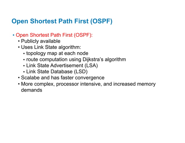 Performance Analysis of Dynamic Routing Protocols using OPNET | PPT