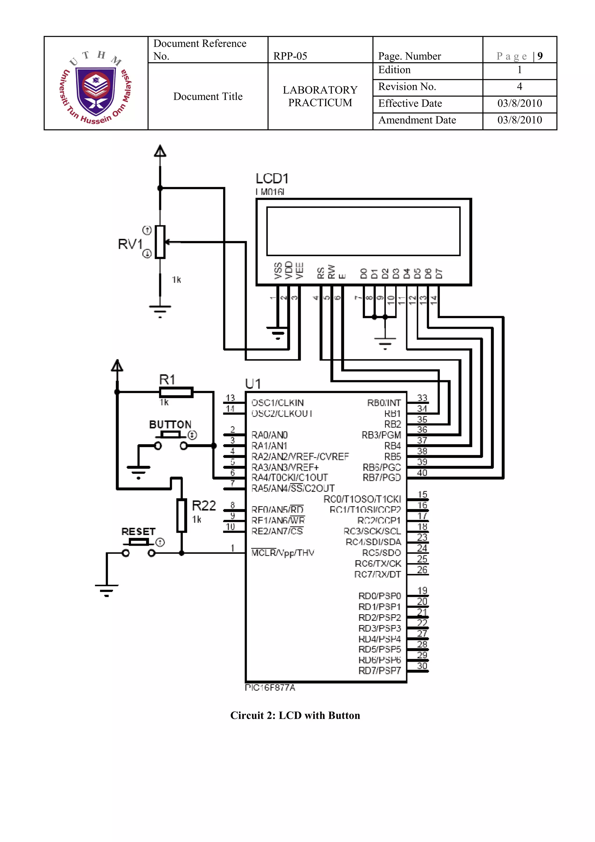 Lab 4 microcontroller | PDF