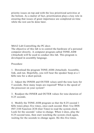 Lab 4 –MIPS Assembly languageProgramming with MARS IDEProced.docx ...