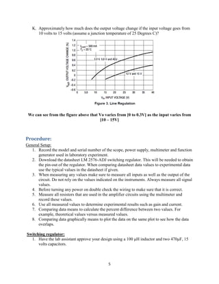Lab 4 Report Switching Voltage Regulators | PDF