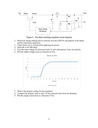 Lab 4 Report Switching Voltage Regulators | PDF
