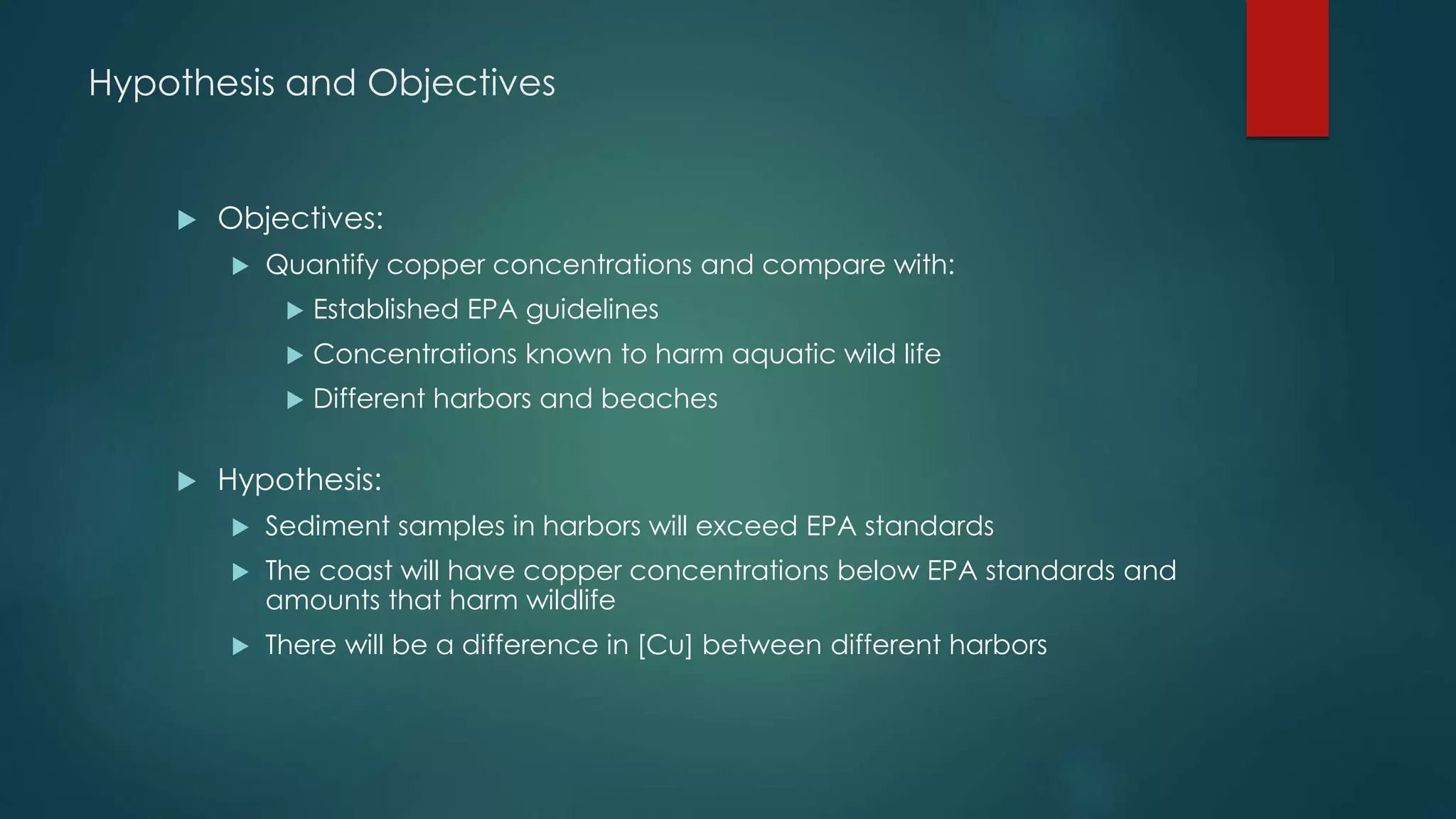 Quantification of Copper in Surface Sediment Samples via Flame Atomic ...