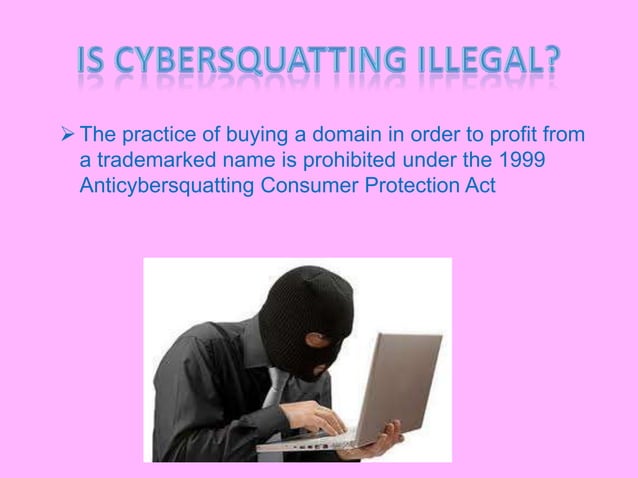 Lab 5--Cybersquatting | PPTX | Technology & Computing