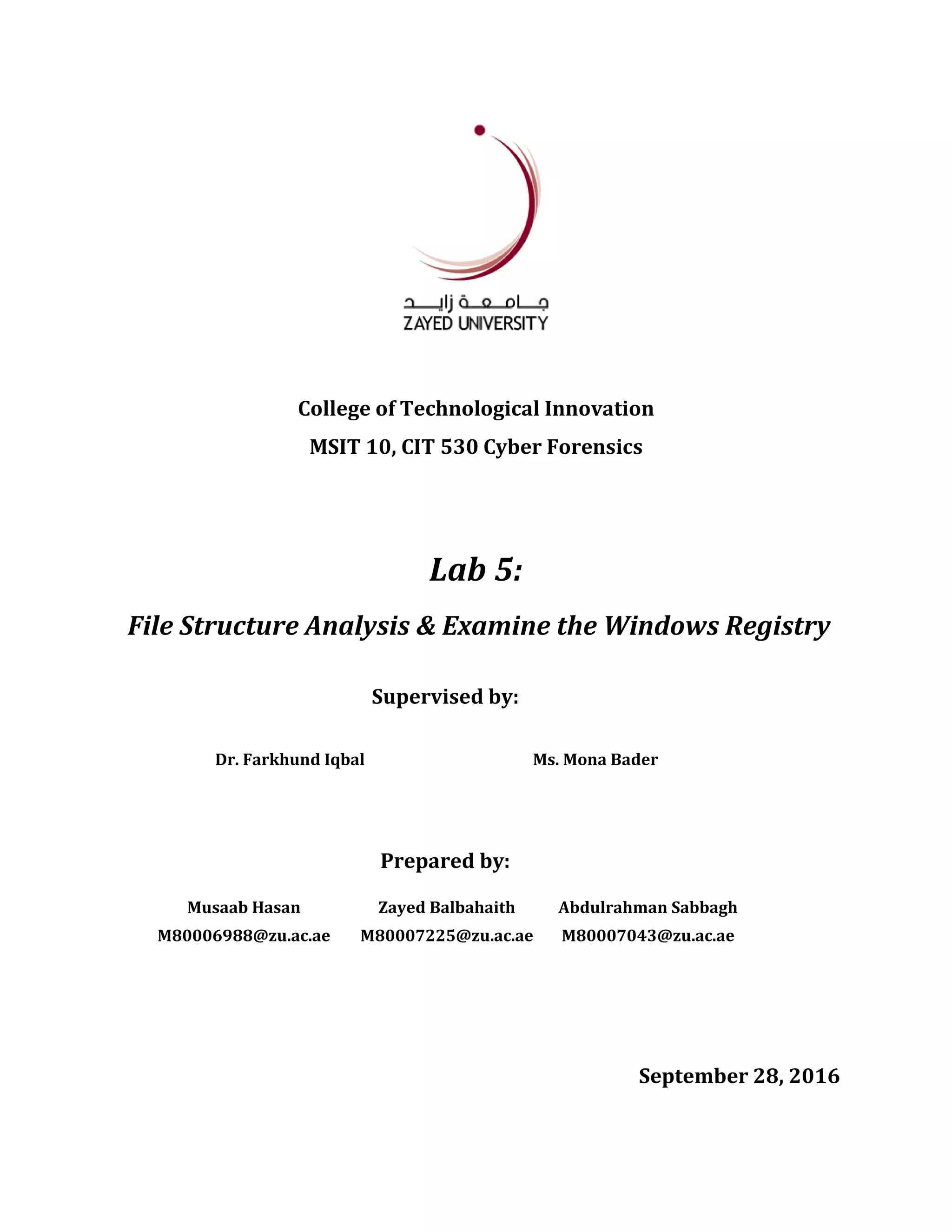 Cyber forensics Lab | PDF | Operating Systems | Computer Software and ...