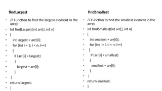 Program Practical to operations on Array | PPT