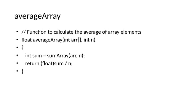 Program Practical to operations on Array | PPT