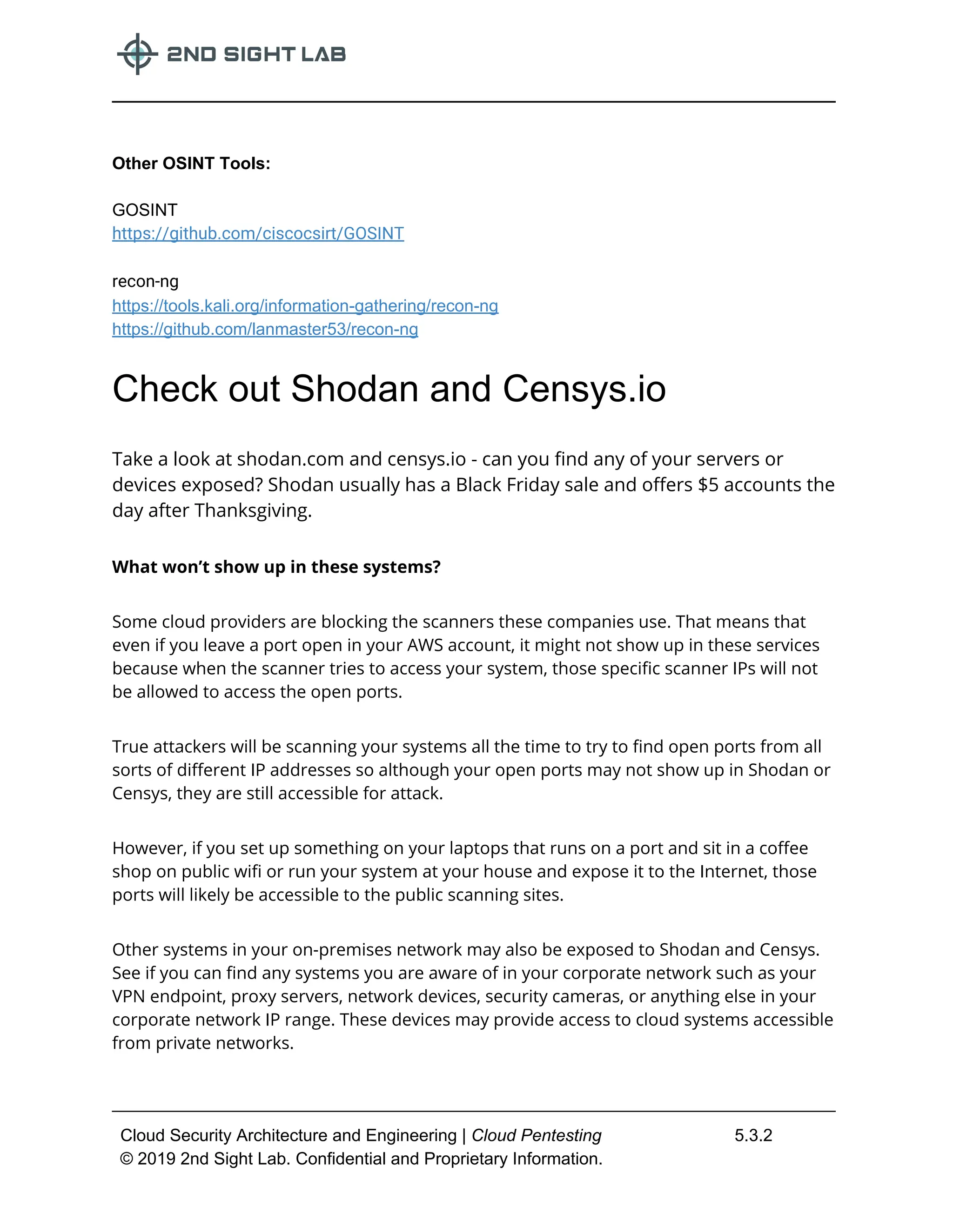 Lab 5.3 Cloud Pentesting - 2nd SIght Lab Cloud Security Class | PDF