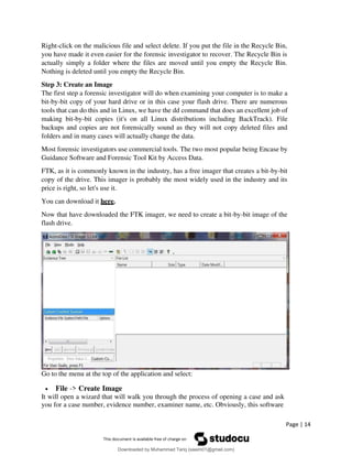 Digital Forensics Lab Experiment No 05 to 06 | PDF