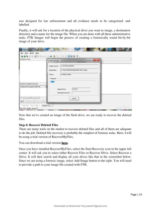 Digital Forensics Lab Experiment No 05 to 06 | PDF