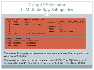 Lab5 sub query | PPT