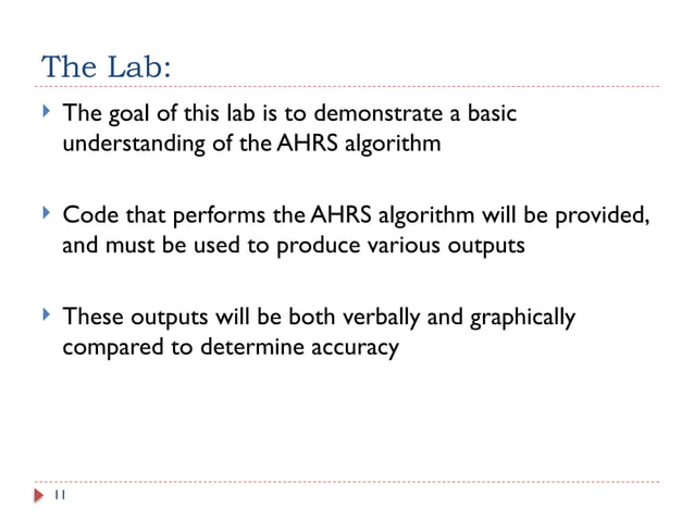 Lab 5: AHRS: Attitude and Heading Reference System.pptx