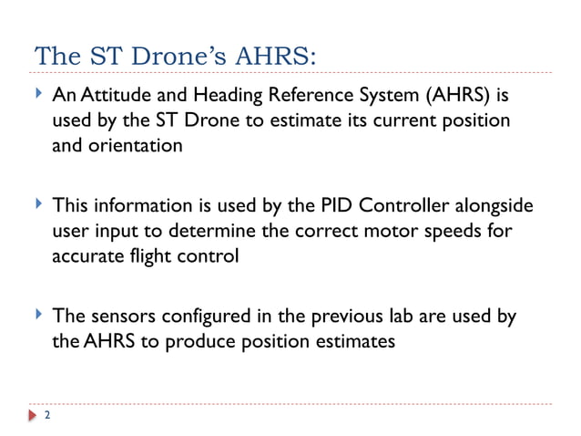 Lab 5: AHRS: Attitude and Heading Reference System.pptx