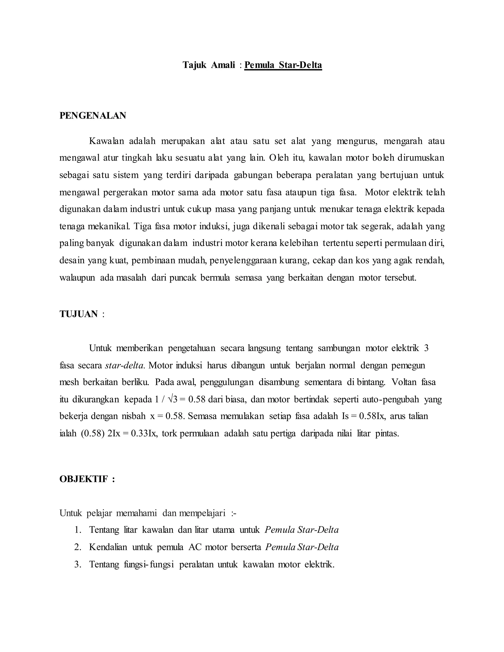 Lab 5 star delta | DOCX