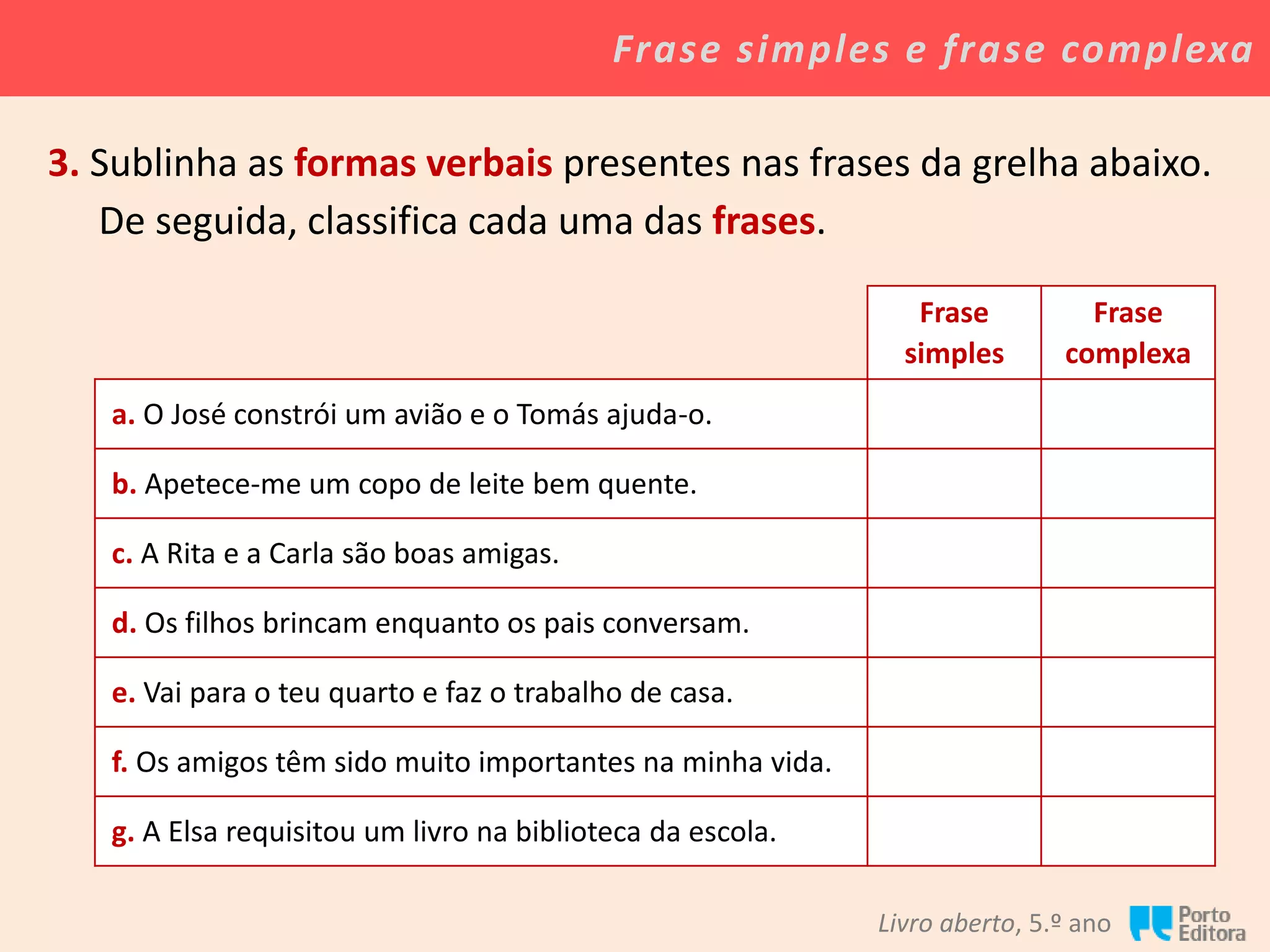 Lab5 frase simples e frase complexa | PPTX