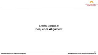 Global Alignment | PPT