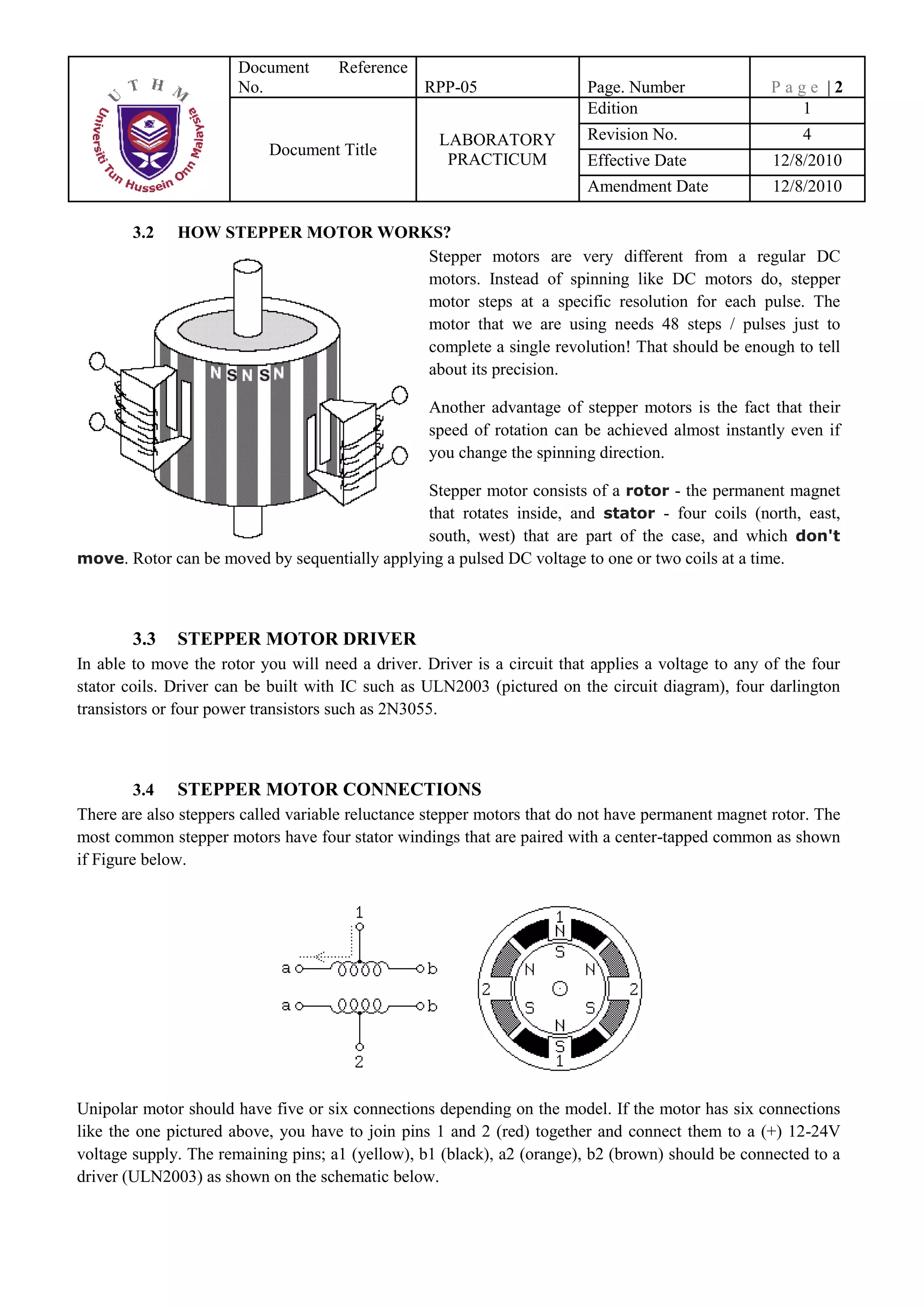 Lab 5 microcontroller | PDF