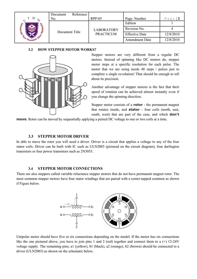 Lab 5 microcontroller | PDF