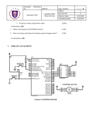 Lab 5 microcontroller | PDF