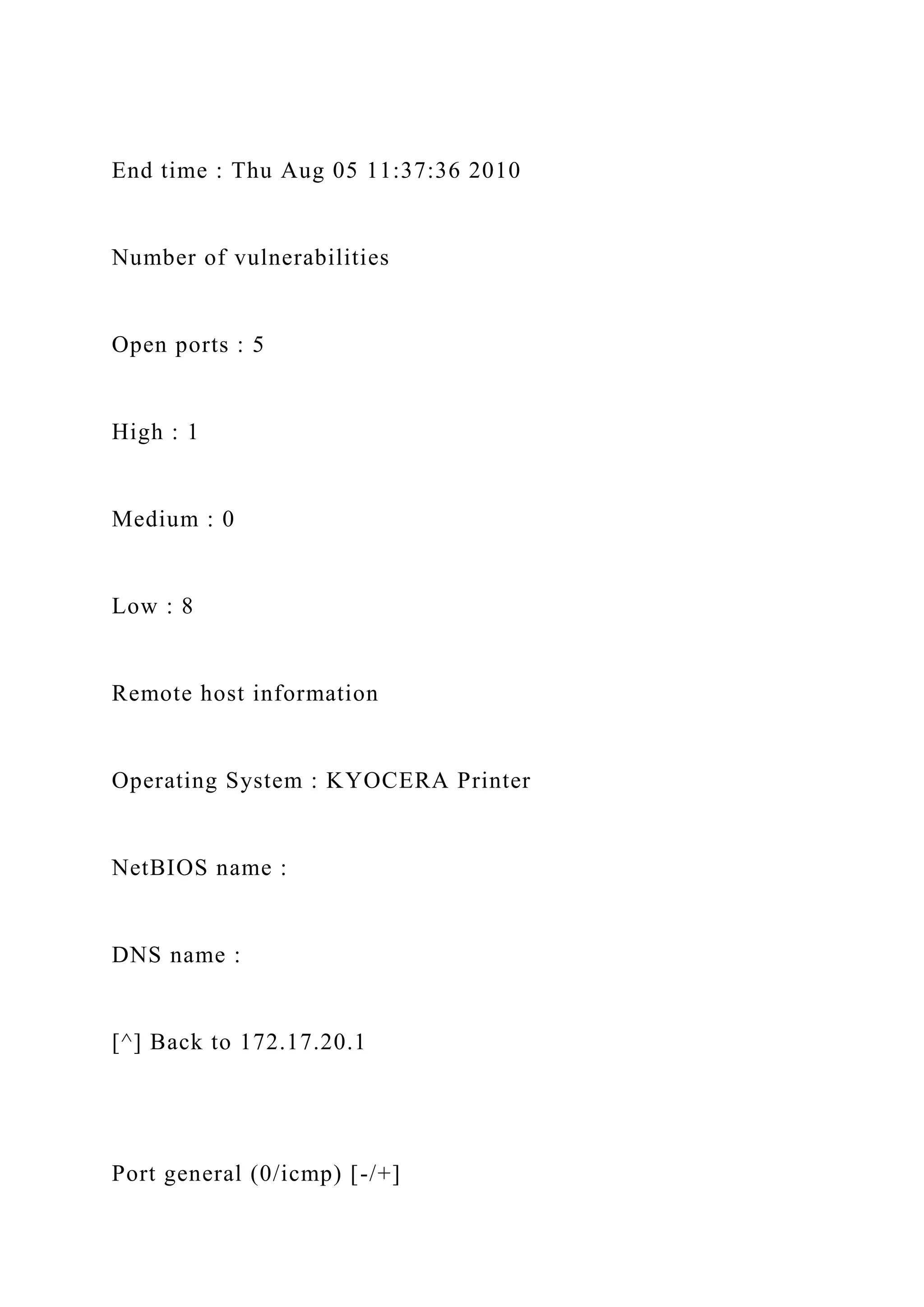 Lab 5 Nessus Vulnerability Scan Report © 2015 by Jone.docx