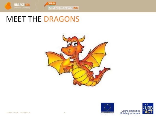 URBACT Summer University 2013 - Labs - Attractive cities for young people - Session 5 | PPT