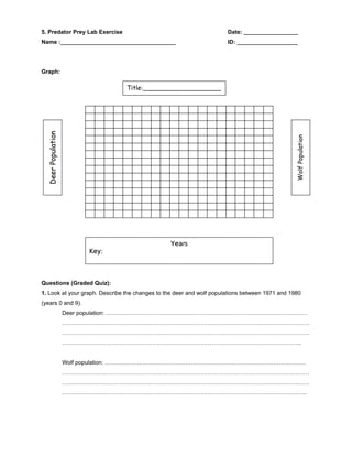 Predator And Prey Worksheets