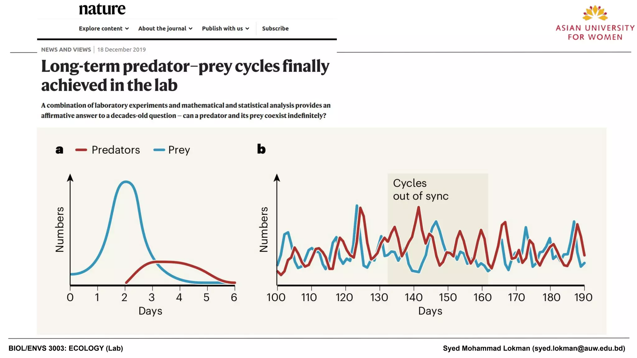 Predator Prey Interaction | PDF