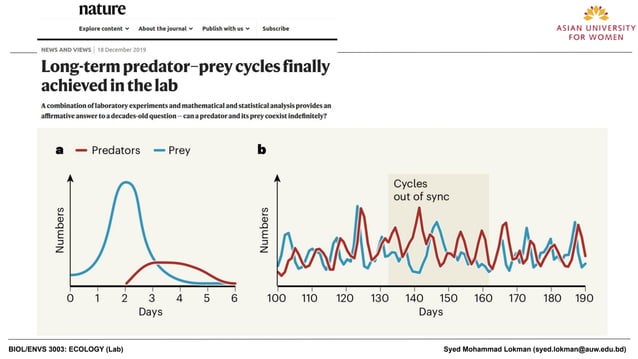 Predator Prey Interaction | PDF