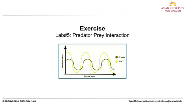 Predator Prey Interaction | PDF