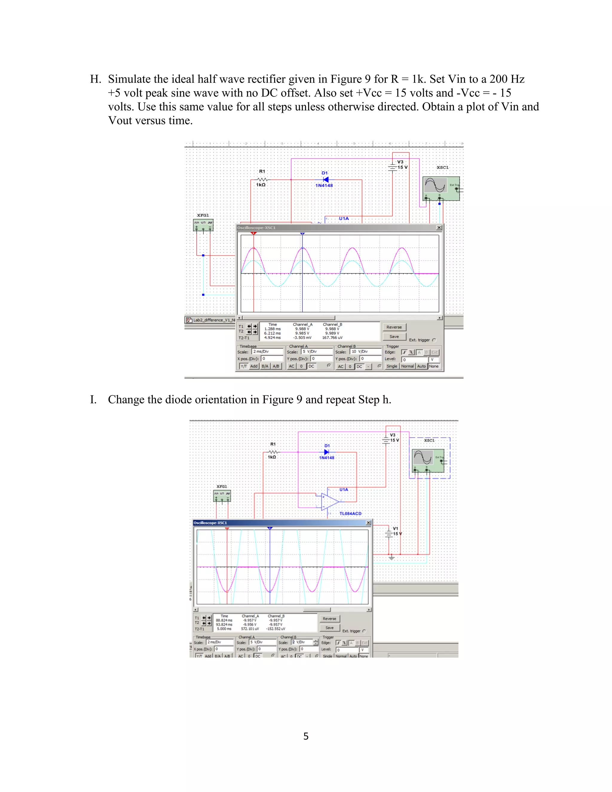 Lab 5 Report Precision Diodes and Applications | PDF | Consumer ...