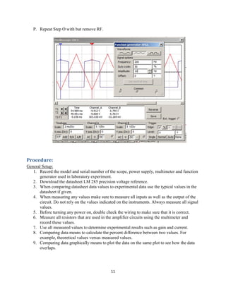 Lab 5 Report Precision Diodes and Applications | PDF | Consumer Electronics | Technology & Computing