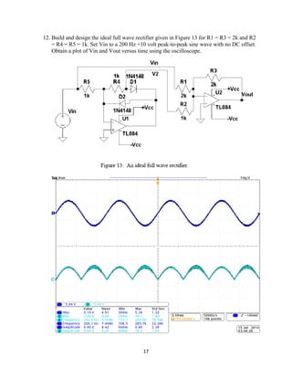 Lab 5 Report Precision Diodes and Applications | PDF | Consumer Electronics | Technology & Computing