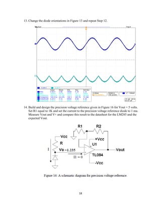 Lab 5 Report Precision Diodes and Applications | PDF | Consumer Electronics | Technology & Computing