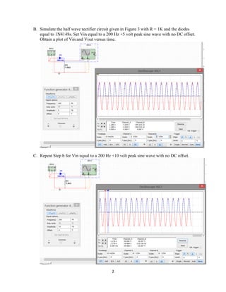 Lab 5 Report Precision Diodes and Applications | PDF | Consumer Electronics | Technology & Computing