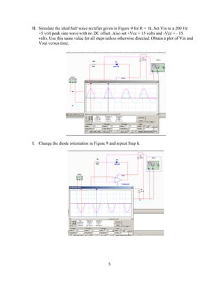 Lab 5 Report Precision Diodes and Applications | PDF | Consumer Electronics | Technology & Computing