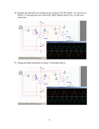 Lab 5 Report Precision Diodes and Applications | PDF | Consumer Electronics | Technology & Computing