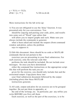 Lab 5 template Lab 5 - Your Name - MAT 275 Lab The M.docx