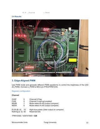 Timers and Endge-aligned PWM | PDF