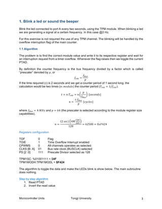 Timers and Endge-aligned PWM | PDF