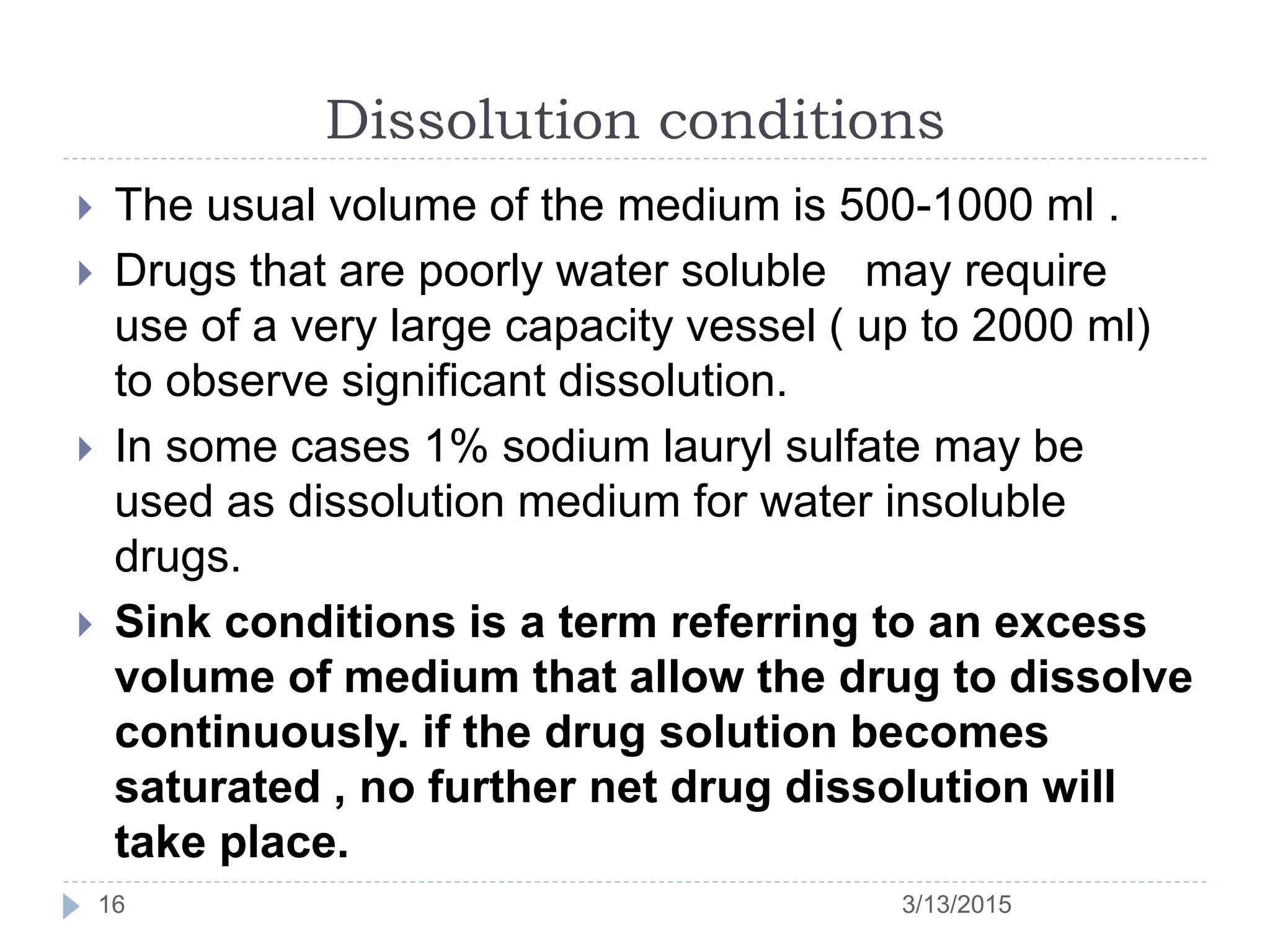 Disintegration and dissolution tests | PPTX