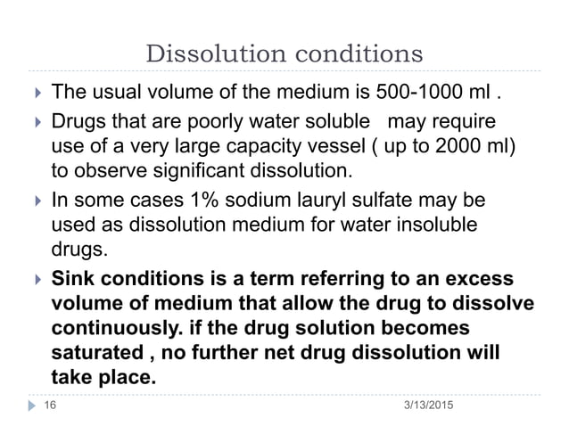 Disintegration and dissolution tests | PPTX | Pharmaceutical Industry ...