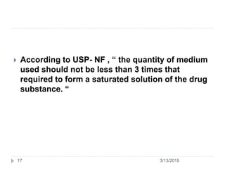 Disintegration and dissolution tests | PPTX