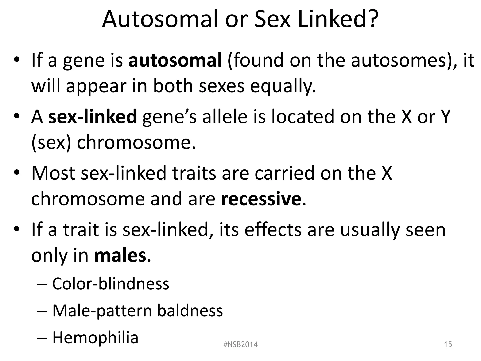 Lab 6 inheritance of traits fall 2014 | PPTX